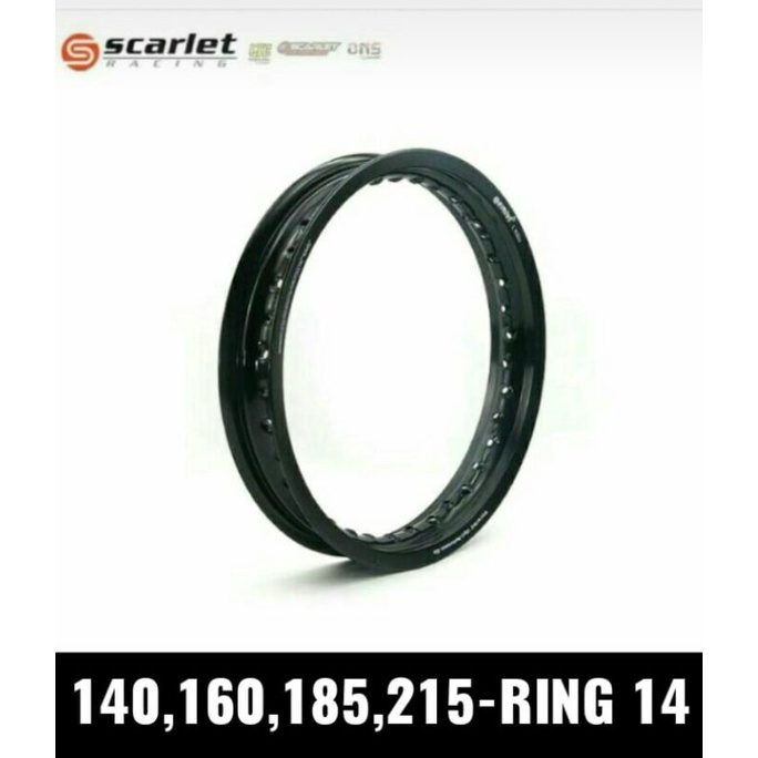 Jual 140 160 185 215 RING 14 PELEK VELEK VELG ALUMINIUM ALOY RIM 1 PISC ORIGINAL SCARLET ...