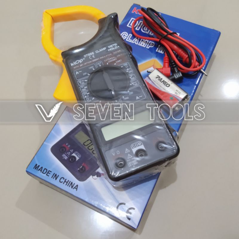 Jual Tang amper digital multimeter multitester tang ampre DC/AC DT-266 ...