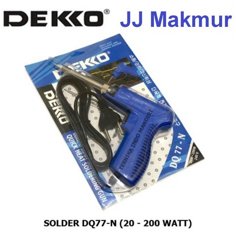 Jual Solder Dekko DQ-77N 20-200 watt ORIGINAL - Soldering Deko 20watt ...