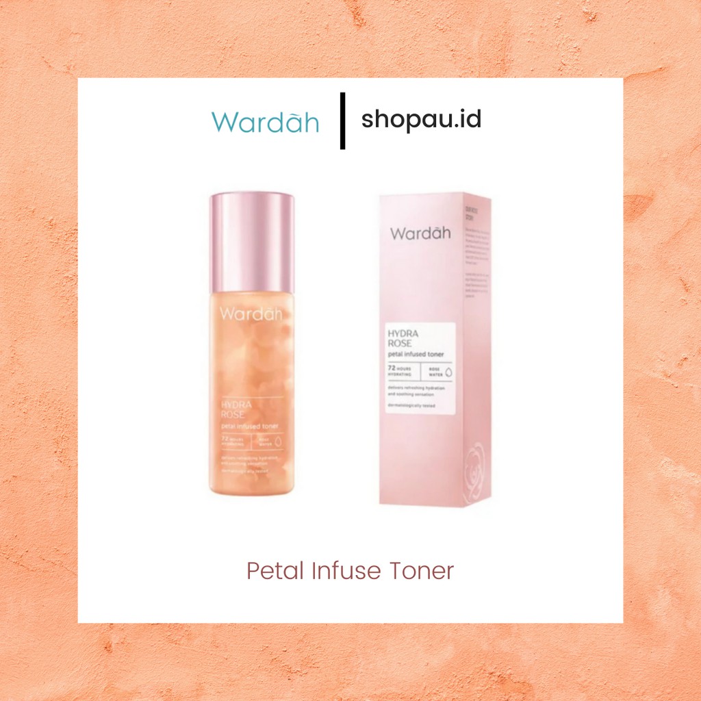 Jual ORIGINAL Wardah Hydra Rose Petal Infused Toner Penyegar Muka Mawar ...