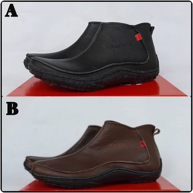 Jual SEPATU BOOTH KULIT TINGGI KULIT ASLI | Shopee Indonesia
