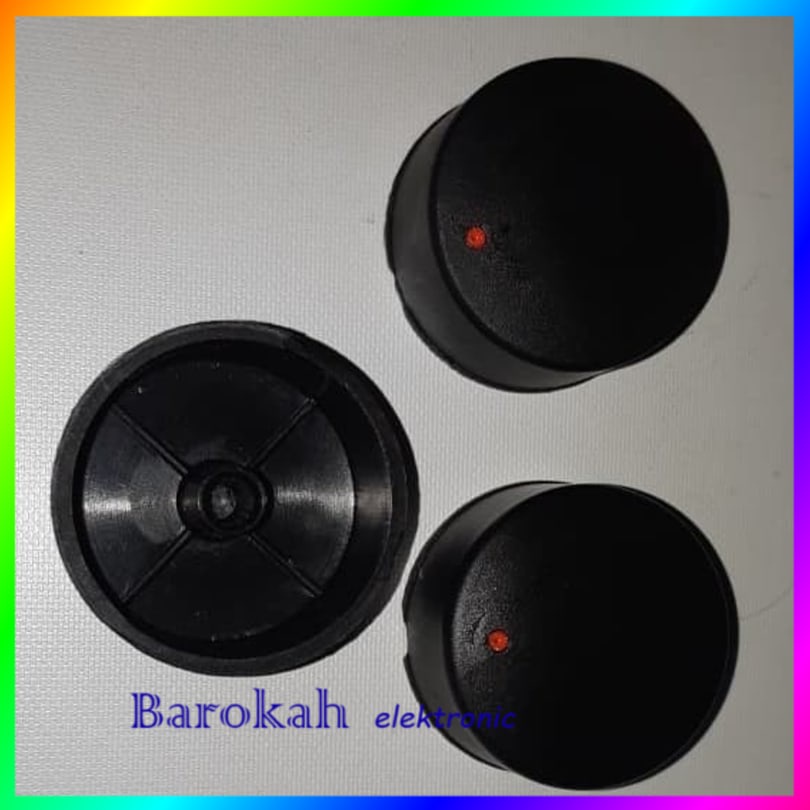 Jual Knop potensio 40mm pvc hitam | Shopee Indonesia