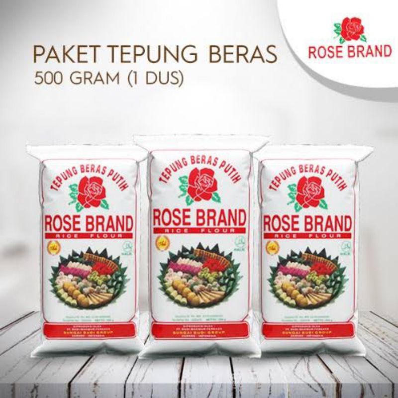 Jual Tepung Beras ROSE BRAND 500gr (Kemasan Baru) | Shopee Indonesia