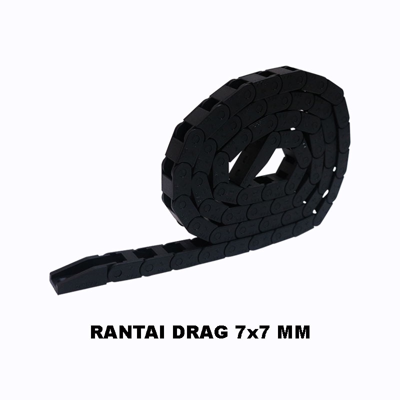 Jual EELIC DRC-7X7MM Drag chain rantai pelindung kabel bahan plastik 3d ...
