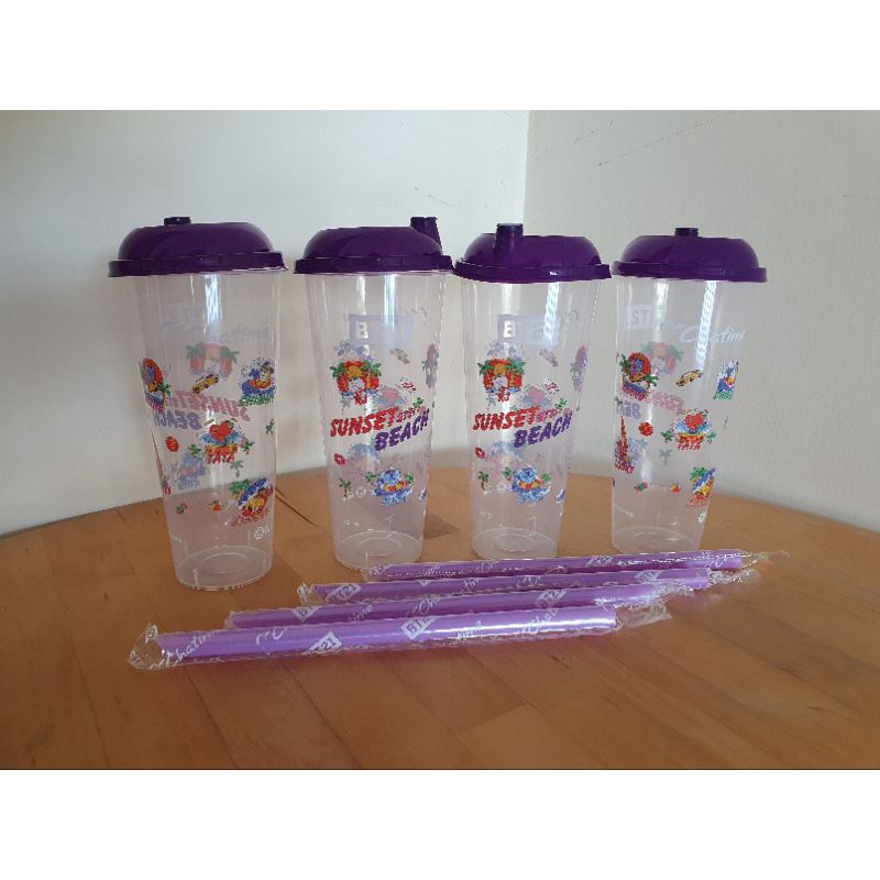 Jual Chatime x BT21 Summer Time Reusable Cup + Straw | Shopee Indonesia