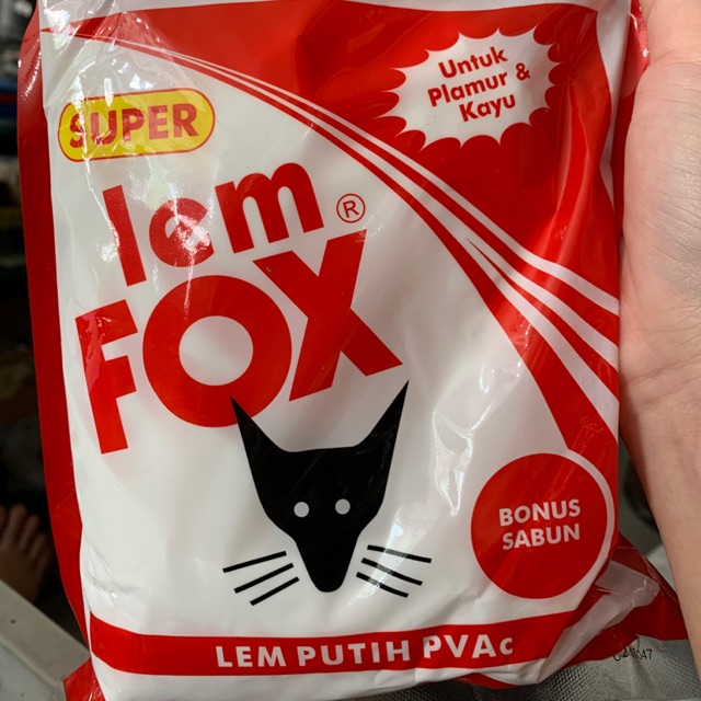 Jual Lem Putih Kayu FOX Plastik 700 Gram | Shopee Indonesia