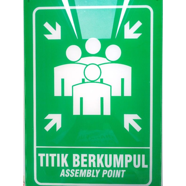 Jual Akrilik Titik kumpul | Assembly Point | Shopee Indonesia
