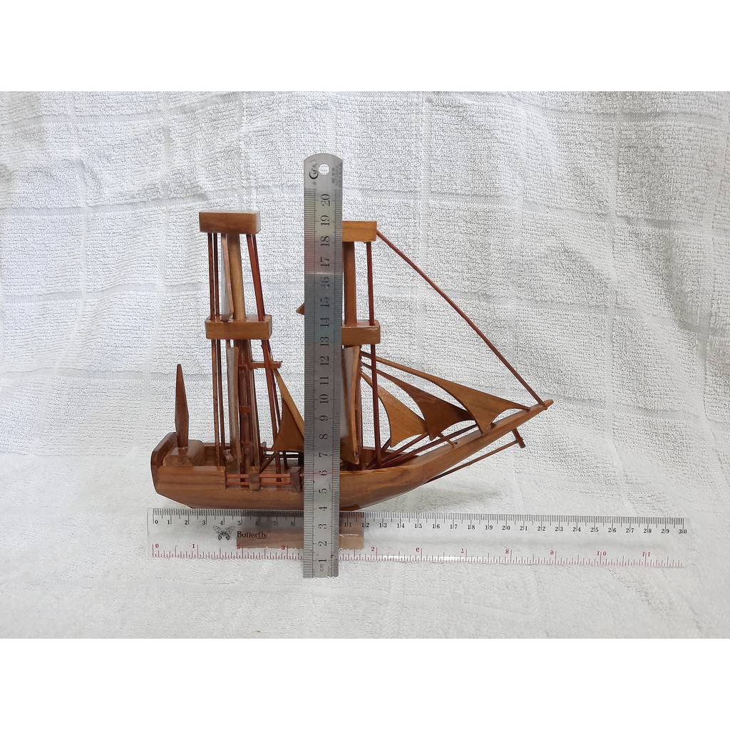 Jual Miniatur Kapal Phinisi Kecil Kayu Jati | Shopee Indonesia