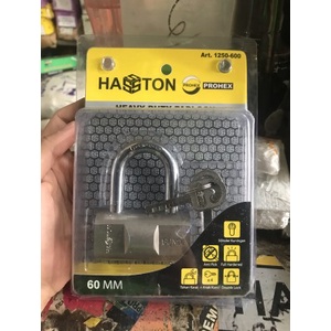 Jual GEMBOK HASSTON PROHEX SATIN 60 MM LEHER PENDEK 1250-600 | Shopee Indonesia