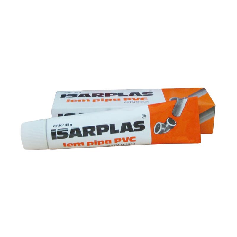 Jual Lem Pipa PVC ISARPLAS 45gram Tube Lem Paralon Pasta | Shopee Indonesia