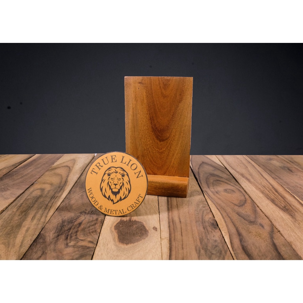 Jual STAND MENU KAYU/TEMPAT MENU MEJA | Shopee Indonesia