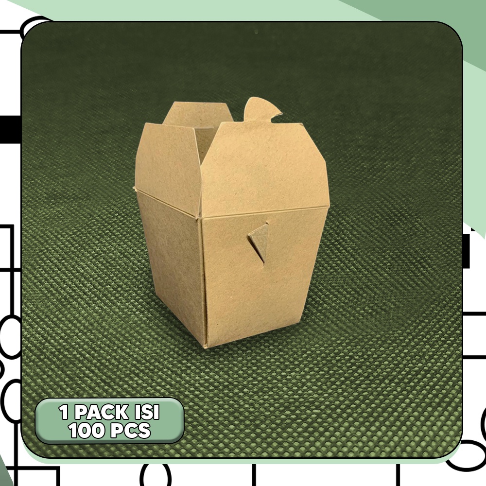 Jual FOOD PAIL MEDIUM / PAPER RICE BOX / PAPER FOOD TRAY LAMINASI ...