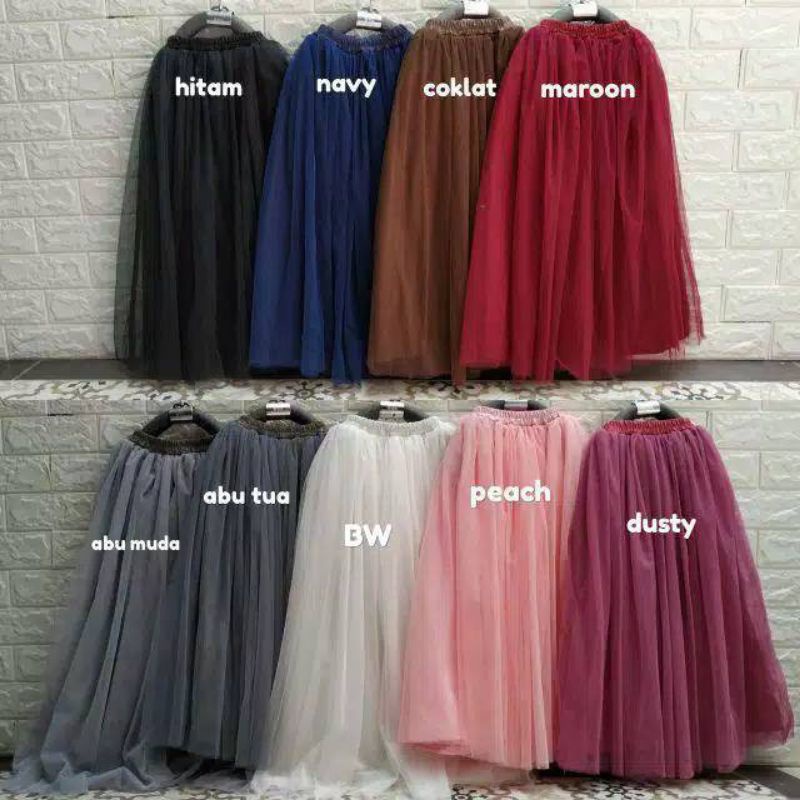 Jual (Usia 6 -12 Tahun) TERLARIS!! MEKAR DAN HALUS Rok Tutu Tulle ...