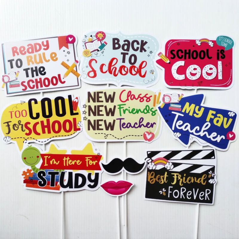 Jual RB BACK TO SCHOOL & FIRST DAY SCHOOL PROPS PHOTOBOOTH READY ONLY ...