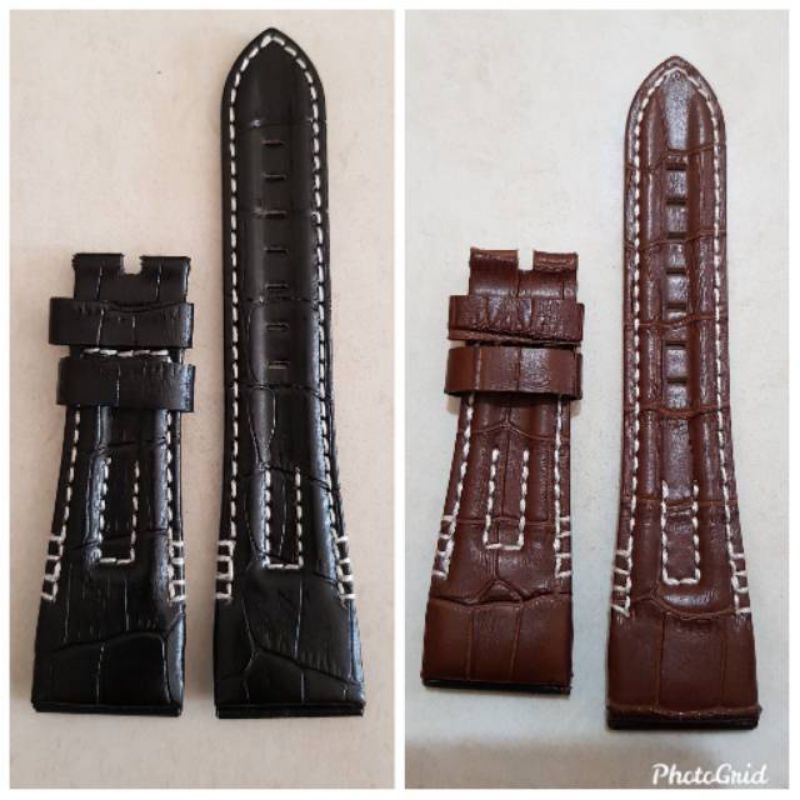 Jual Tali Strap Jam Tangan Saiko Beraturan Leather Strap seiko 26MM ...