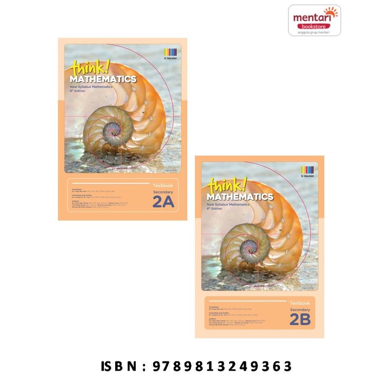 Jual Think! Mathematics Secondary Textbook 2A&2B w/ E Book (8th Ed ... Jual Think! Mathematics Secondary Textbook 2A&2B w/ E Book (8th Ed ...