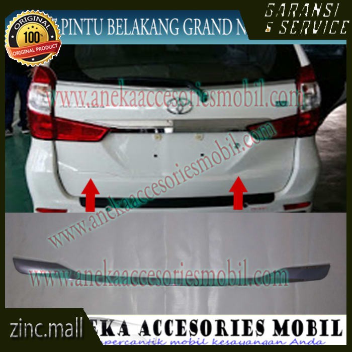 Jual List Pintu Belakang/List Back Door Toyota Grand New Avanza ...