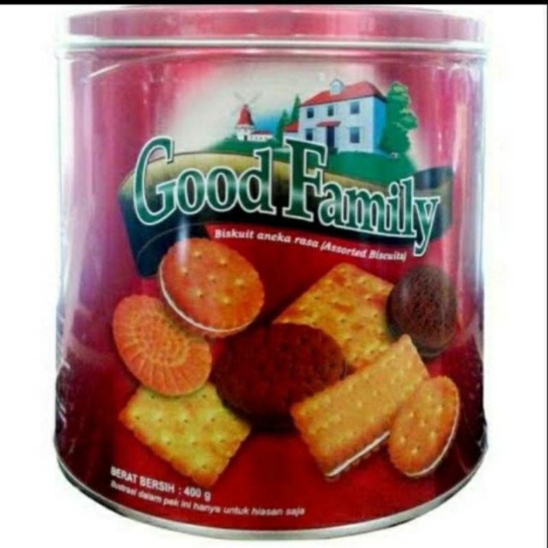 Jual GOOD FAMILY BISKUIT KALENG 400GR | Shopee Indonesia