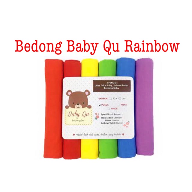 Jual Bedong baby qu polos cerah (1/2lusin) | Shopee Indonesia