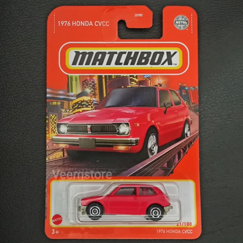 Jual Matchbox 1:64 Honda Civic CVCC Hatchback [Original Mattel] SNI ...