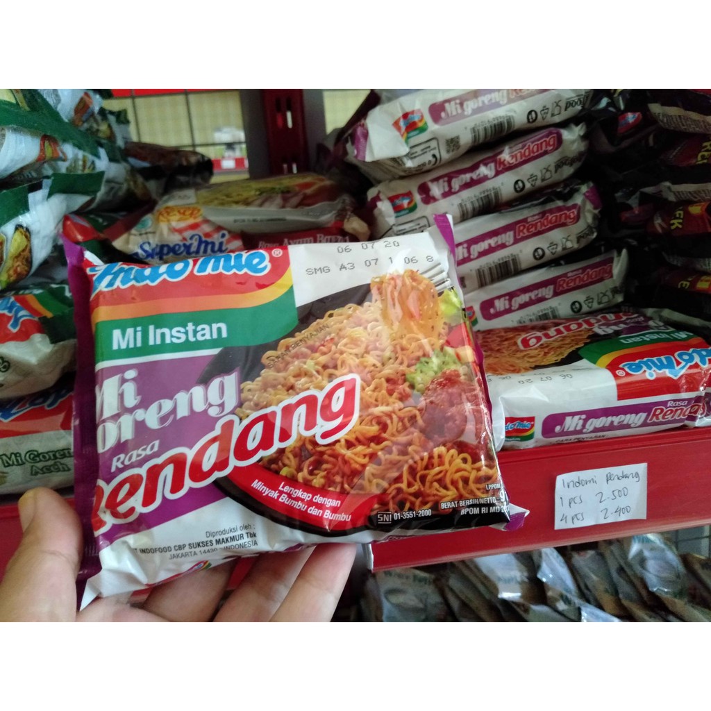 Jual Indomie Goreng Rendang Mie Goreng Rendang Instan Per Pc | Shopee ...