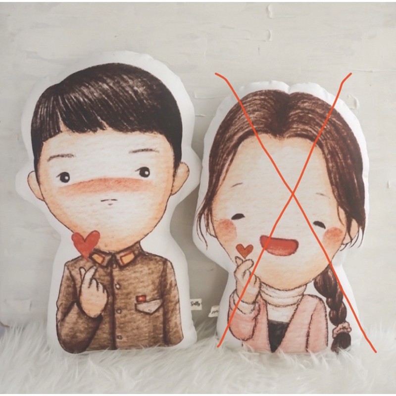 Jual Sallyandpiper Captain Ri Pillow Hyun Bin CLOY Sally and Piper ...