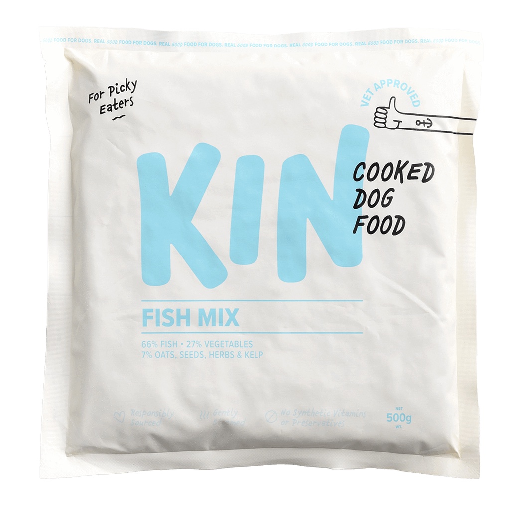 Jual KIN Dog Food - Fish Mixer 500g | Shopee Indonesia