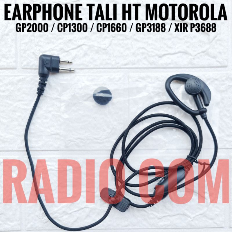Jual EARPHONE HT MOTOROLA CP 1300 / CP 1660 / GP 3188 / GP 2000 / XIR ...