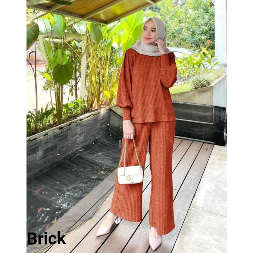 Jual Baju Pesta Setelan Jumbo Wanita Muslimah Adem Mewah Elegan Santai ...