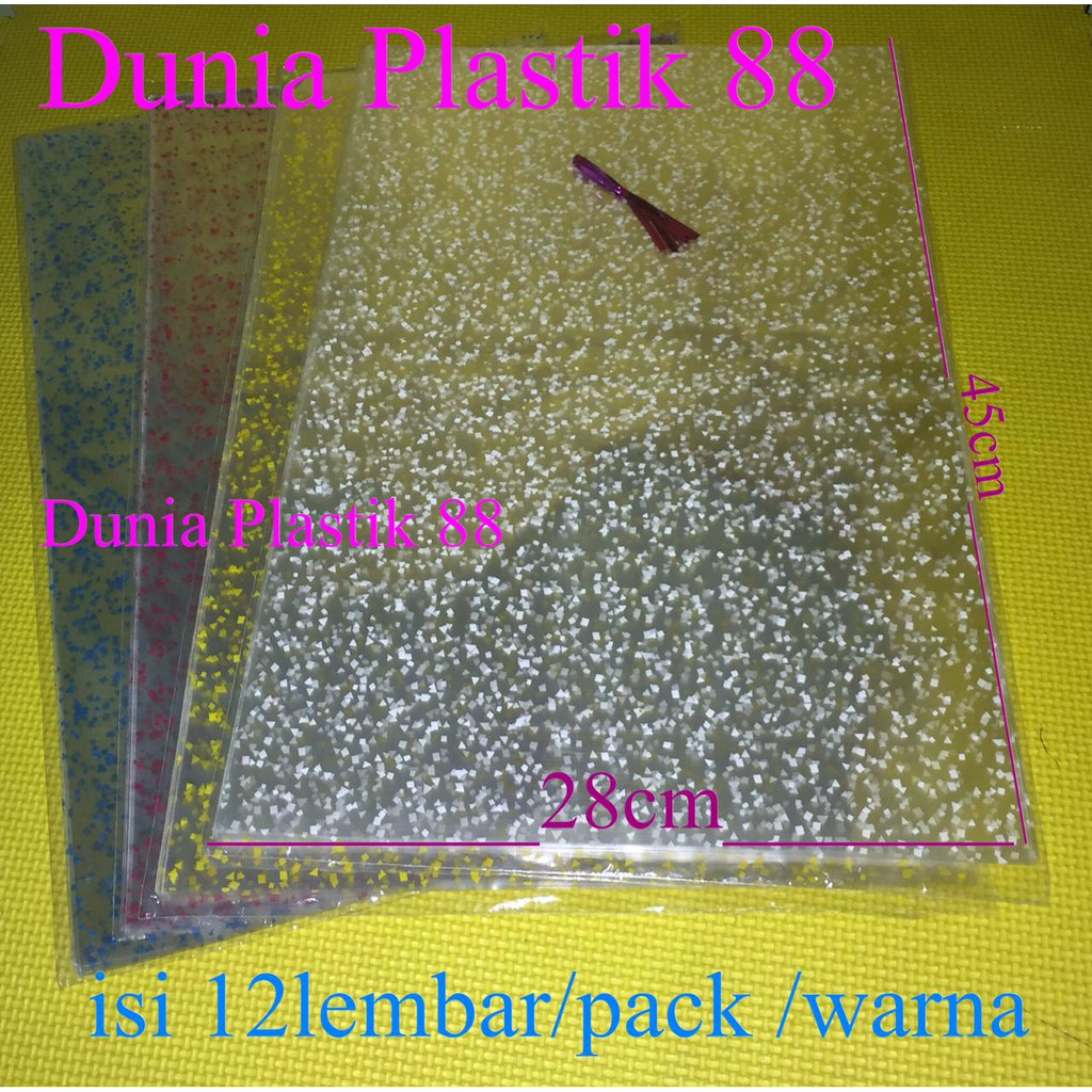 Jual Isi12pcs OPP BINTANG kantong plastik OPP ULTAH POLOS 28x45CM ulang ...