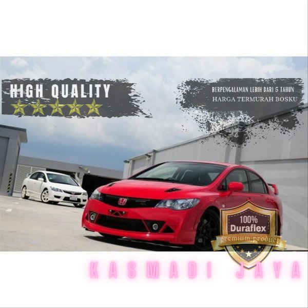 Jual bodykit civic BEMPER BODYKIT civic fd mugen rr BODIKIT BODY KIT bahan duraflex presisi ...