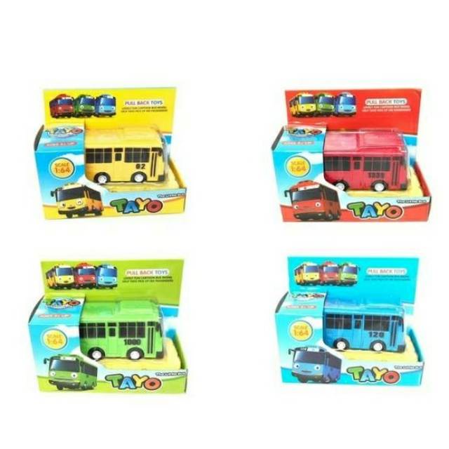 Jual [TAYO] Mainan Anak Mobil Bus Tayo Set Ecer - Mobil Mobilan Pull ...