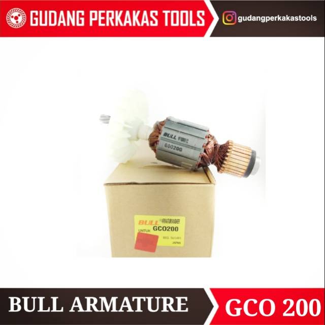 Jual Bull Angker /armature/rotor GCO200 GCO220 mesin cutoff | Shopee ...
