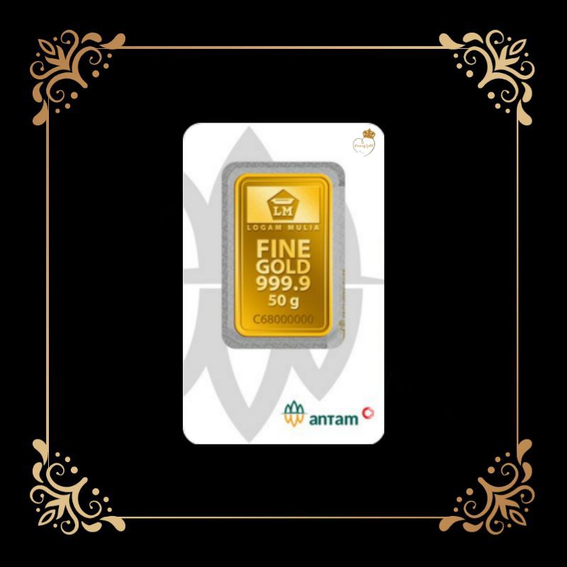 Jual ANTAM LOGAM MULIA CERTIEYE RM 50 GR | Shopee Indonesia