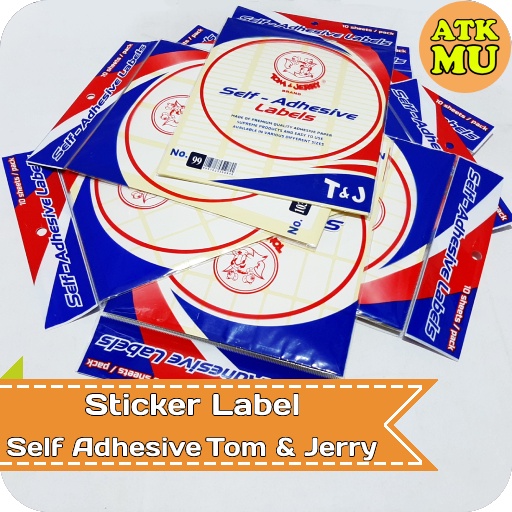 Jual Self Adhesive Labels Tom & Jerry TJ Labels | Shopee Indonesia