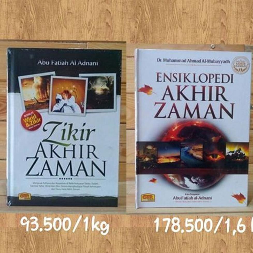 Jual Buku Paket Zikir Akhir Zaman Dan Ensiklopedi Akhir Zaman (Original Book) Grosir | Shopee ...