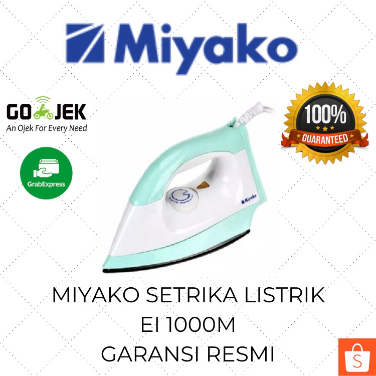 Jual Miyako Setrika Listrik El 1000m / Setrikaan Listrik Murah ...