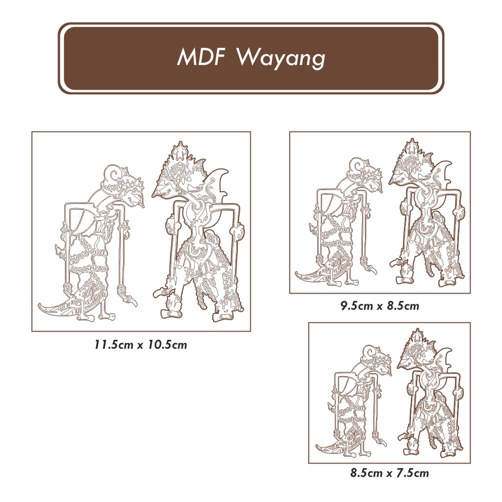 Jual MDF Wayang RAMA & SINTA | Shopee Indonesia