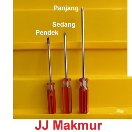 Jual Obeng kembang - Obenk plus + ada magnet uk kecil dan besar ...