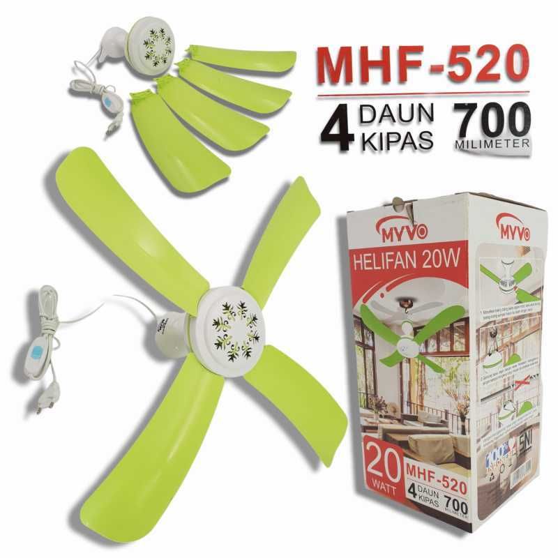 Jual Kipas Gantung Myvo 4 Baling myvo 15w / 20 Watt / 30w 20w Helifan ...