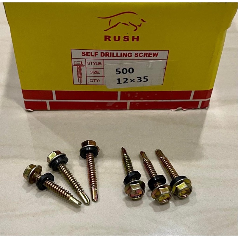 Jual ( HARGA 500pcs ) baut sds 12x35 ( 1-1/4”inci ) kunci 8 self ...