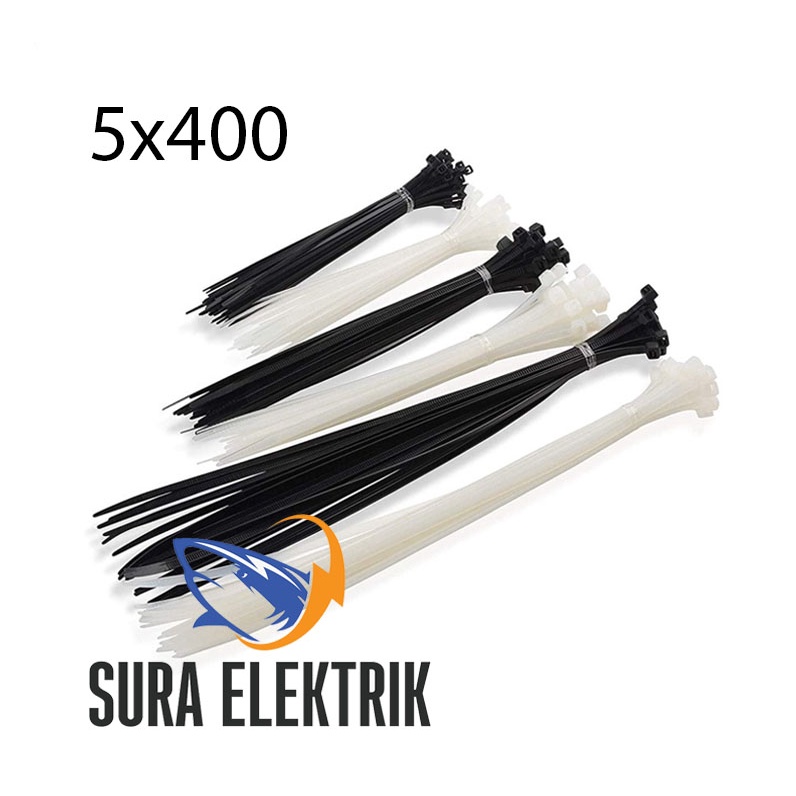 Jual Nylon Cable Ties FSM 5x400 Fort Warna Hitam dan Putih | Shopee ...