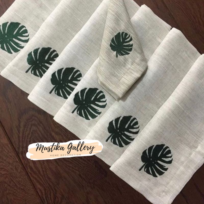 Jual alas piring/ lap makan/ napkin aesthetic | Shopee Indonesia