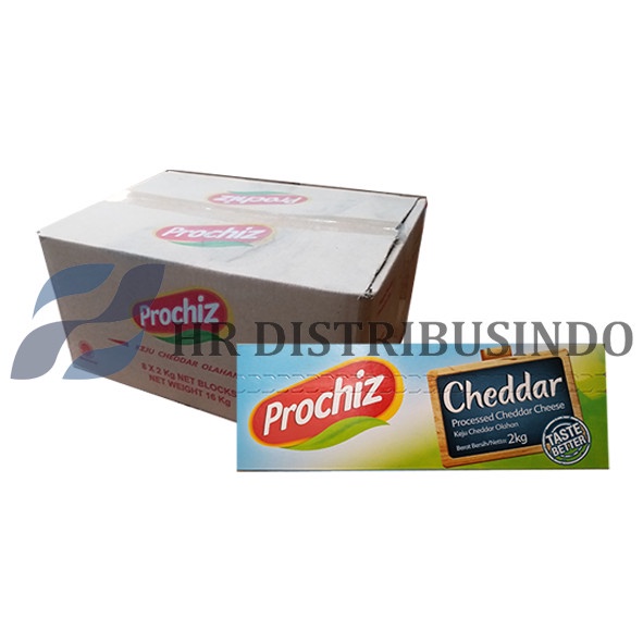 Jual Keju PROCHIZ Premium Cheddar Kemasan 2 Kg | Shopee Indonesia