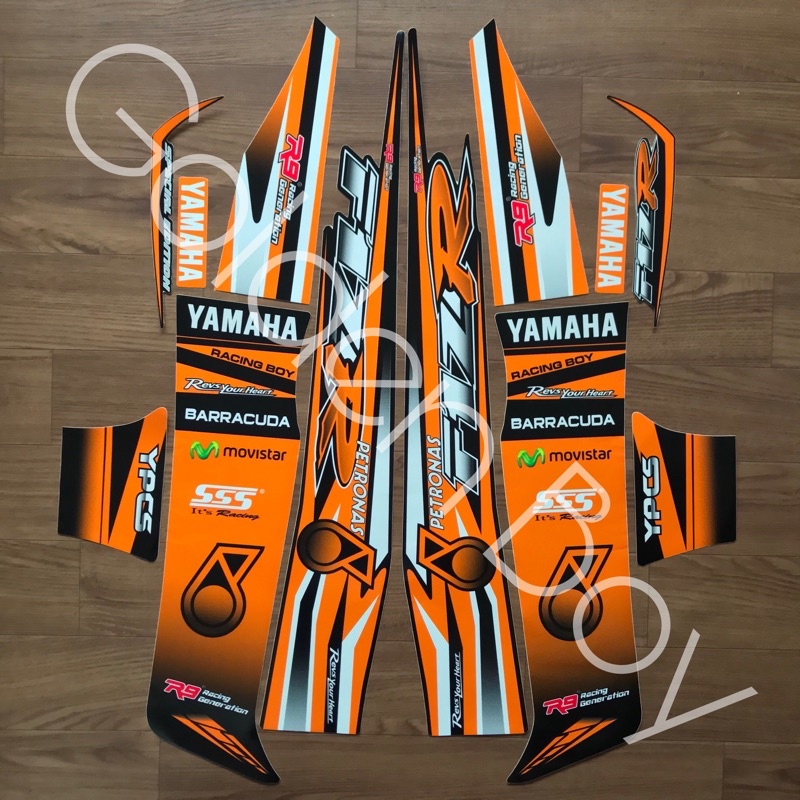 Jual Striping Fiz R Petronas Oren F1Z R Petronas Oren FIZ R Petronas ...