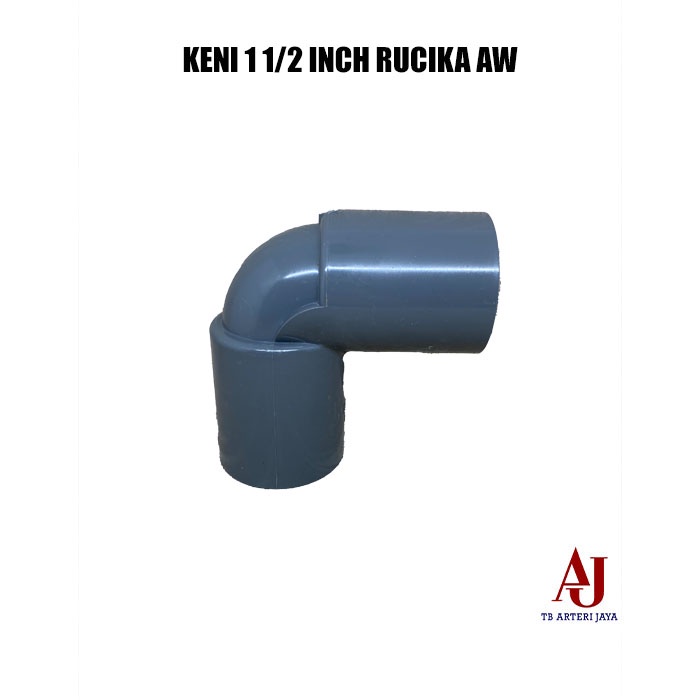 Jual Rucika Keni 1,5 Inch Polos Elbow Knie Pvc 1 1/2" Inch AW Keni ...