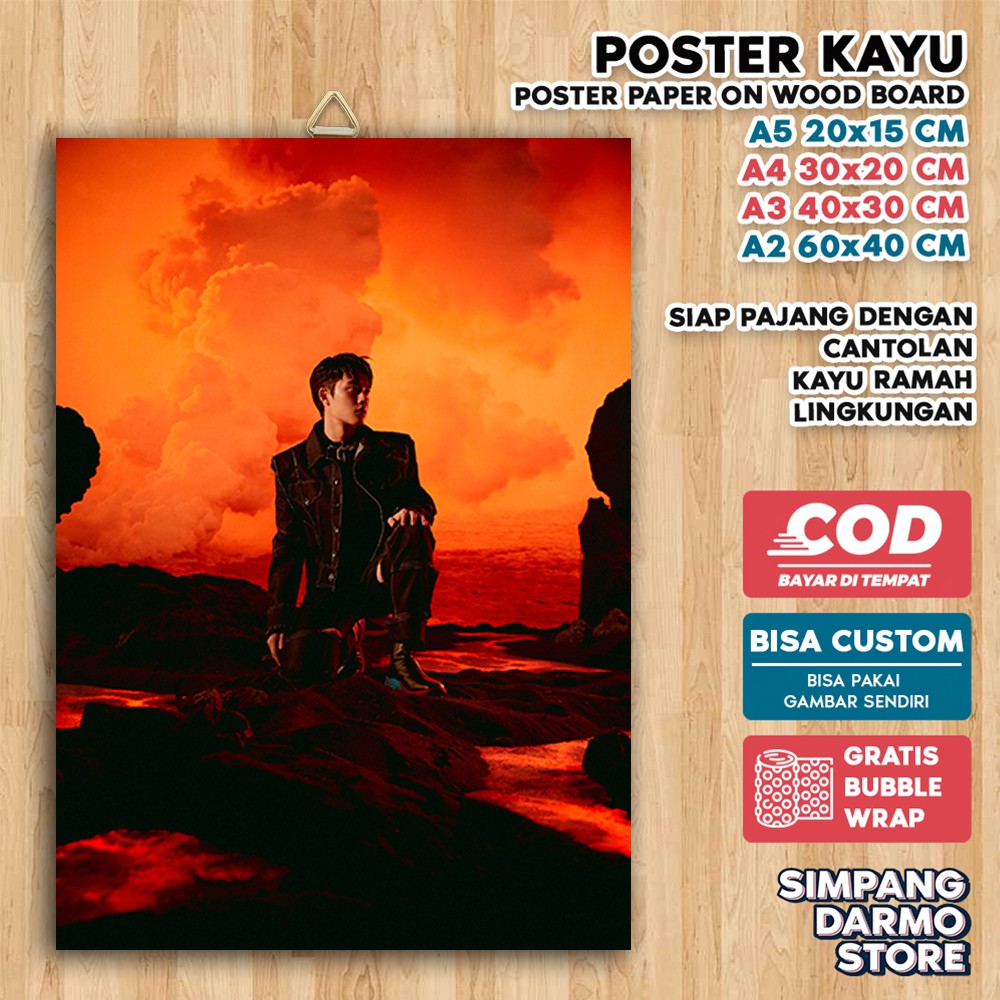 Jual Poster Kayu EXO KPOP Aesthetic Suho Baekhyun Chanyeol D.O Kai Sehun Xiumin Lay dan Chen ...
