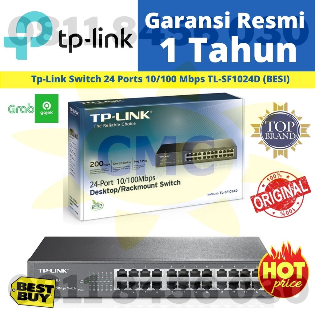 Jual TP-LINK TL SF1024D 24-Port 10/100Mbps TPLINK Switch Hub 24Port 24 ...