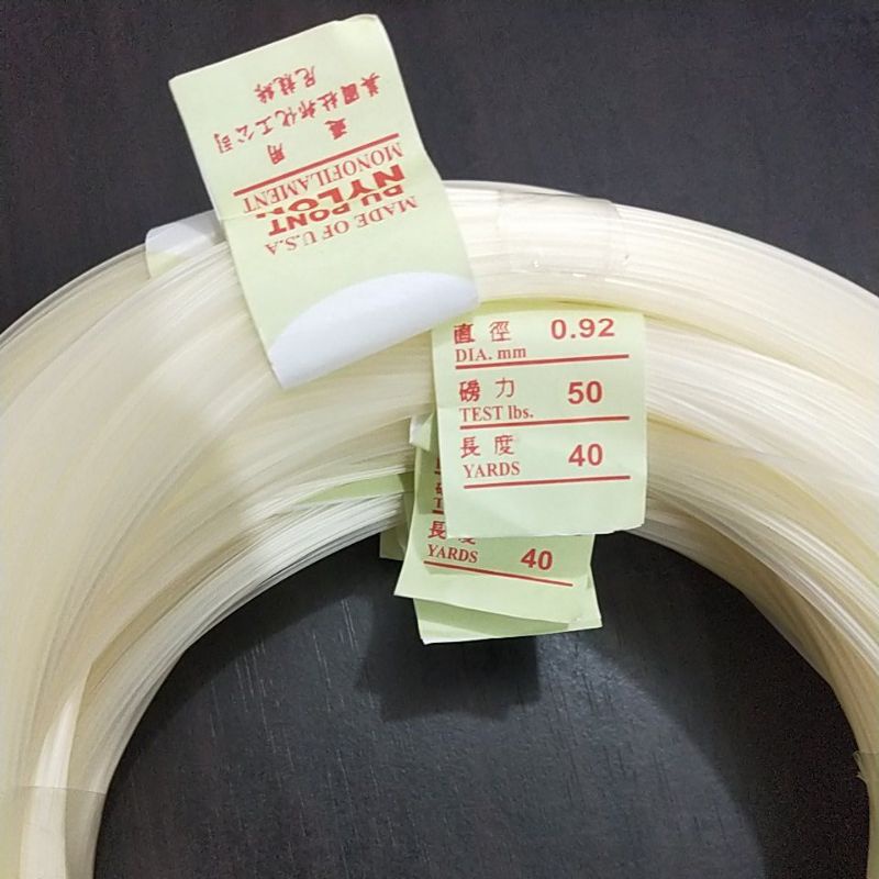 Jual Senar Dupont Monofilement Warna Putih Kabut Leader/Hand Line High ...