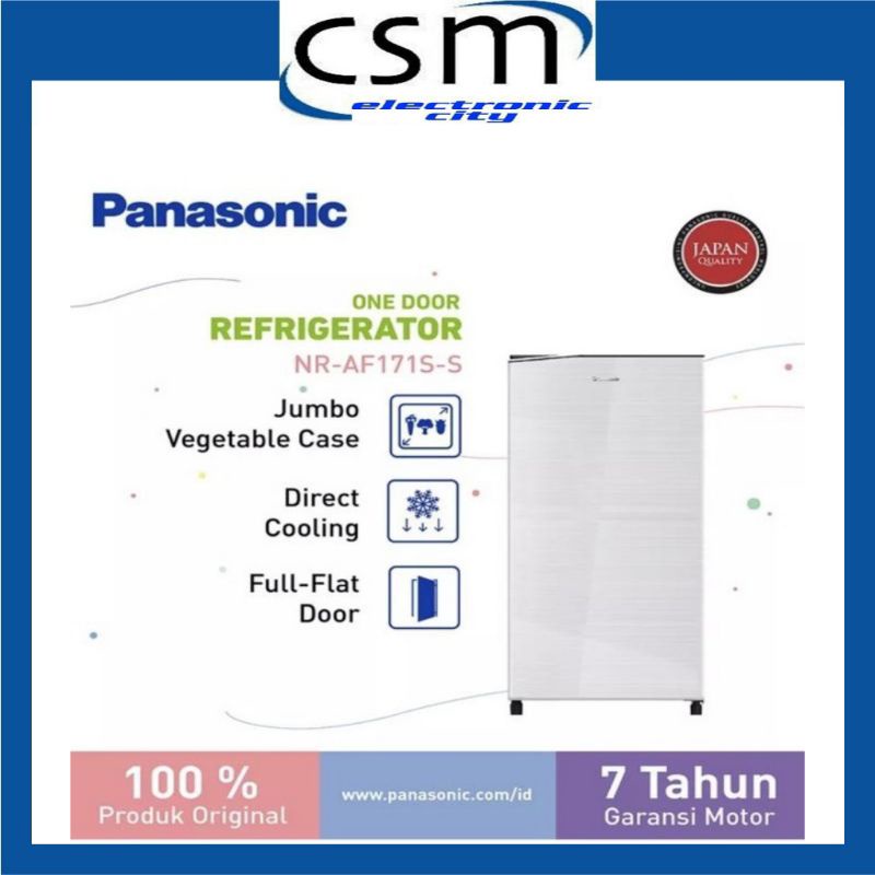 Jual PANASONIC Kulkas 1 Pintu [155 L] - NR-AF171S-S GARANSI RESMI | Shopee Indonesia